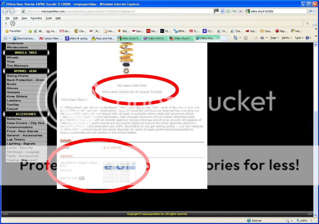 ohlins tlr spring | TLZone Forums