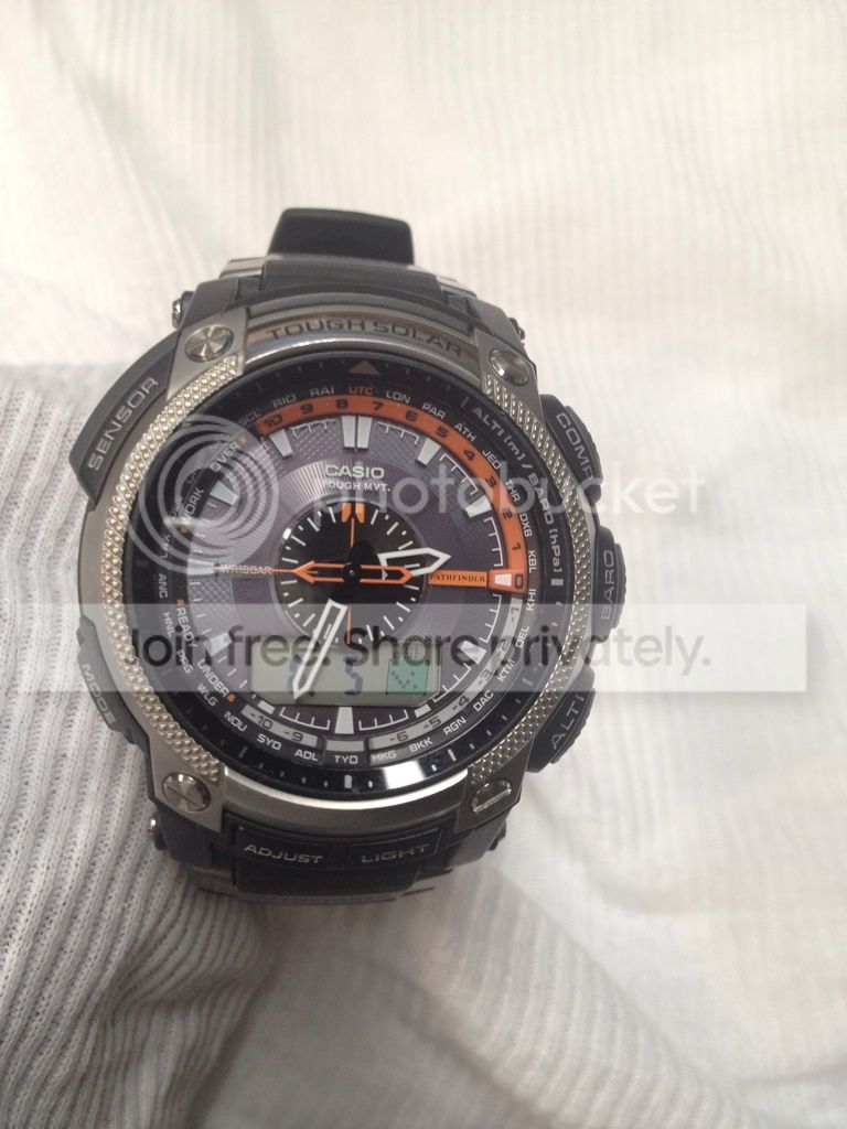 SOLD - FS: Casio PAW5000-1 Pathfinder PRO-TREK Atomic, Tough Movement ...